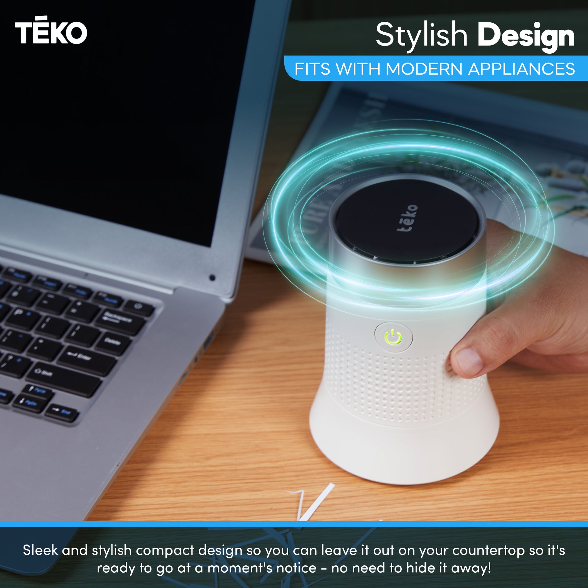 Teko Cordless Lightweight Countertop Vacuum – Teko Clean