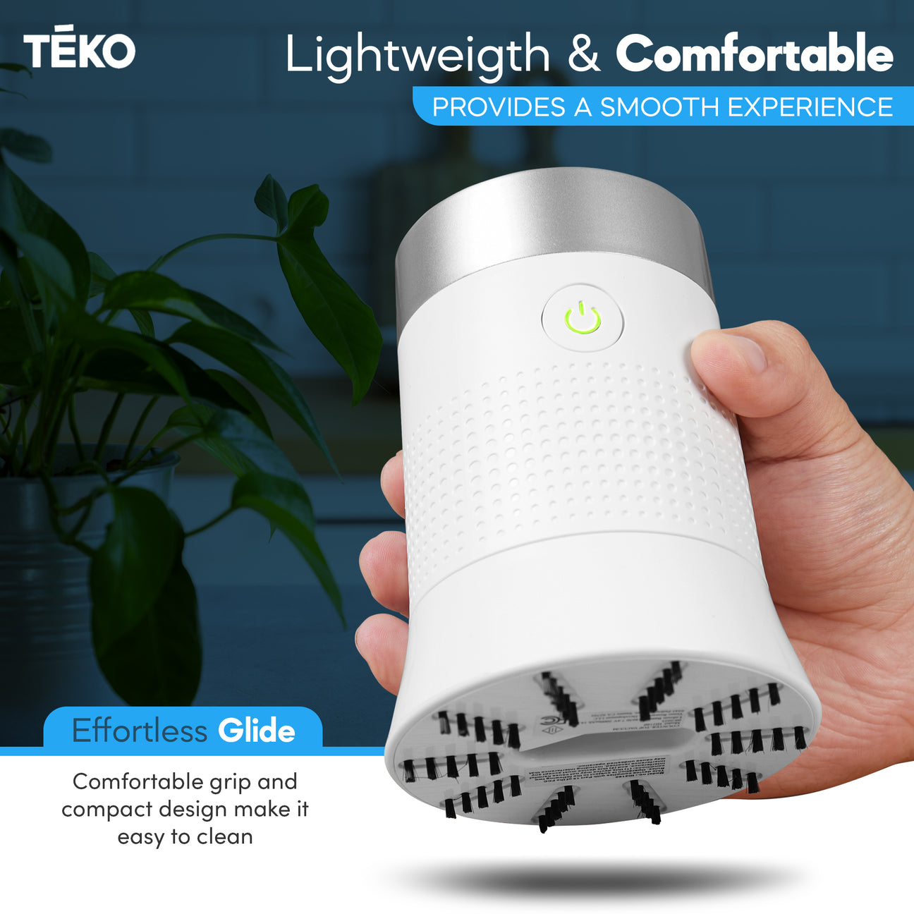 Teko Cordless Lightweight Countertop Vacuum – Teko Clean