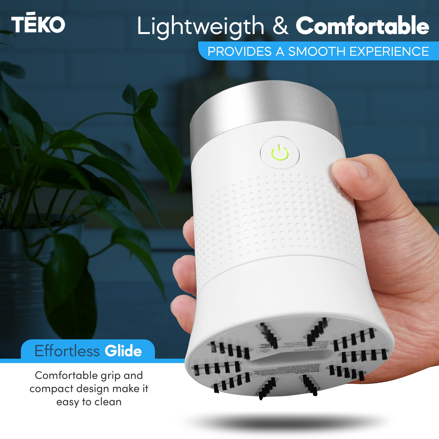 Teko Cordless Lightweight Countertop Vacuum – Teko Clean